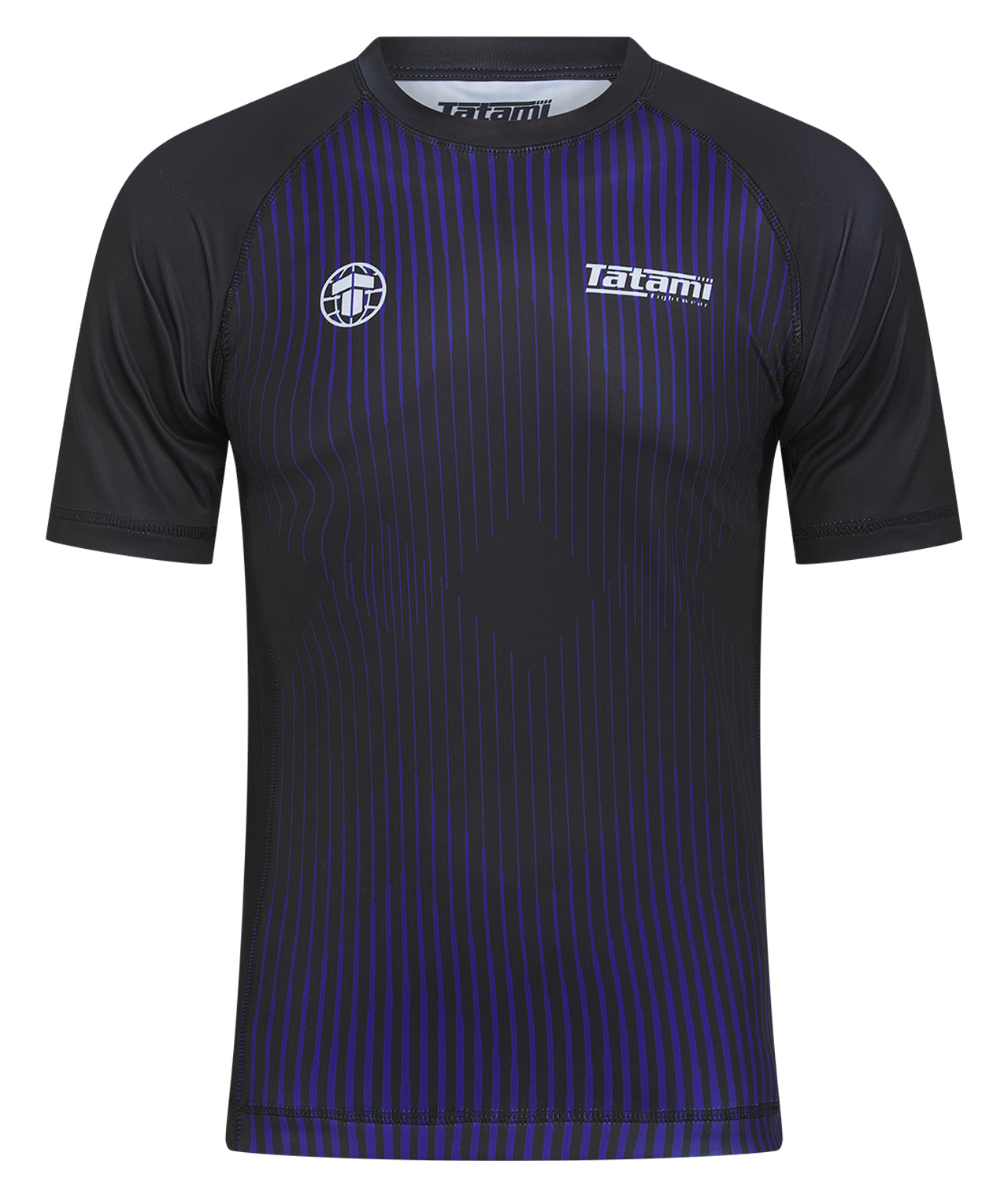 Striped Short Sleeve Rash Guard - Purple – Tatami Fightwear Europe